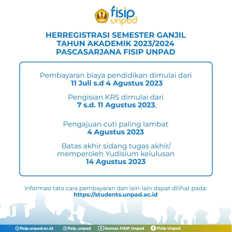 Pascasarjana FISIP Unpad – Fakultas Ilmu Sosial dan Ilmu Politik ...